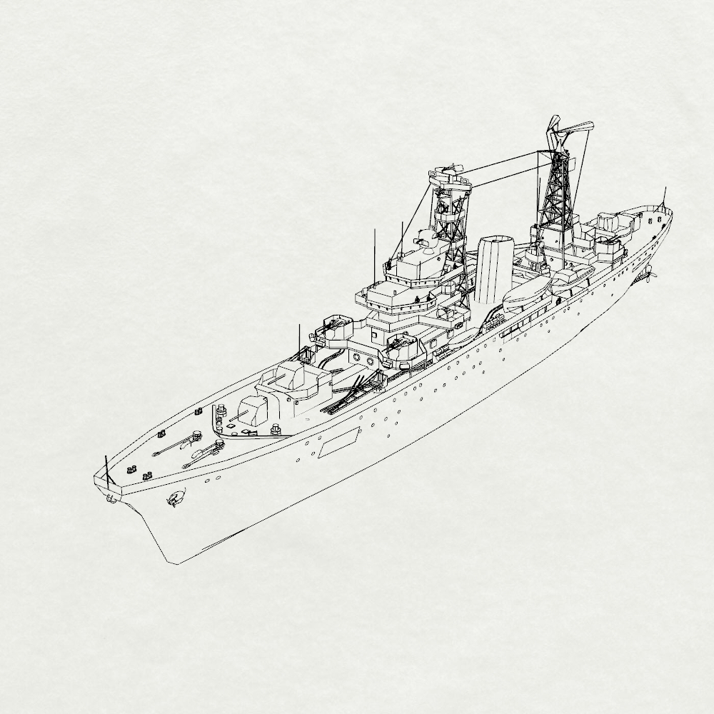MRY-SFW SSC194S Soviet SN Don-class Submarine Tender Full Hull Resin W ...